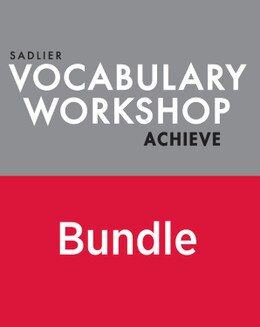 Shop | Vocabulary Workshop Achieve | Test Prep Bundle | Grade 12